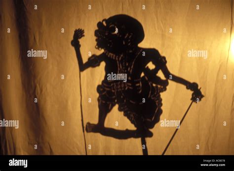 Leather Wayang Kulit Shadow Puppet Indonesia Rahwana Stock Photo Alamy