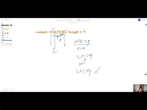 leetcode 两数之和II 输入有序数组 YouTube