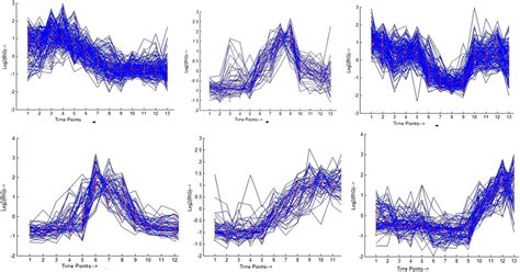 Cluster Profile Plots For Serum Dataset Obtained By Fuzzy Vmodeps Approach Download Scientific