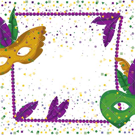 Mardi Gras Vector PNG Isolated Pic PNG Mart