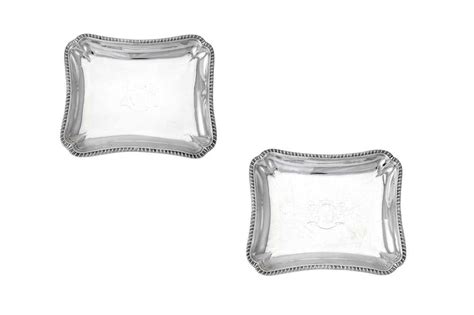 Lot 15 A Pair Of George Iii Sterling Silver Second