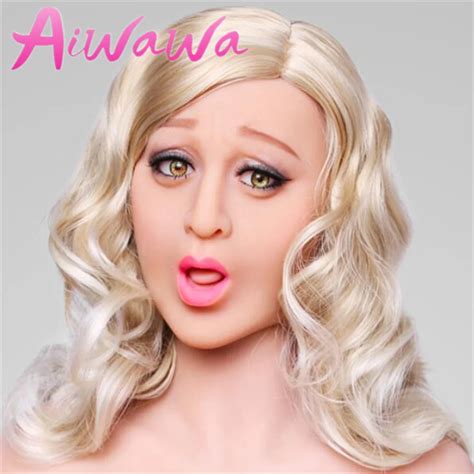Aiwawa Tpe Sex Doll Head Silicone Adult Doll Head Oral Sex Products