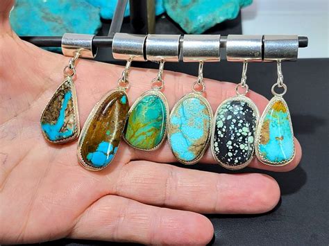 Turquoise Pendant For Bead Necklace Turquoise Bead Jewelry Beaded