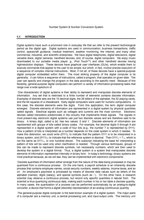Number System And Number Conversion System Number System Number Conversion System 1 1 Studocu