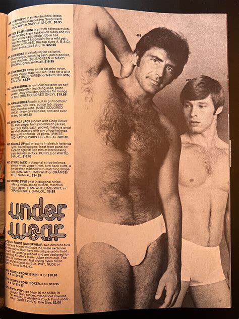 1970s Ah Men Catalog Gay Mens Mail Order Clothing Magazine 4724770802