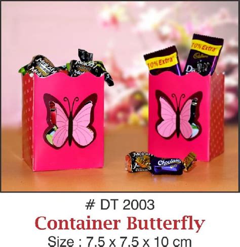 Rectangular Smooth Paper Container Butterfly For Storage, Feature : Eco ...