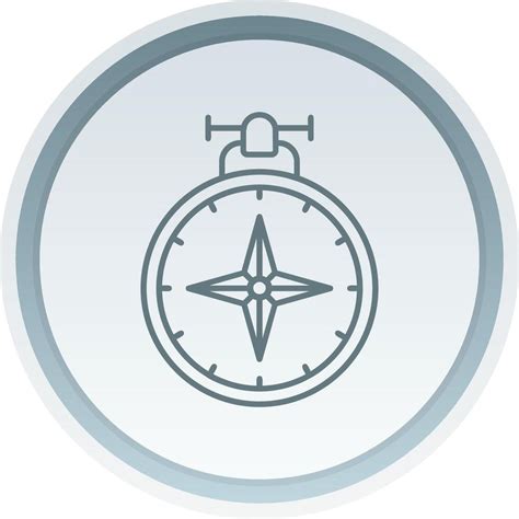 Compass Linear Button Icon 37840066 Vector Art At Vecteezy