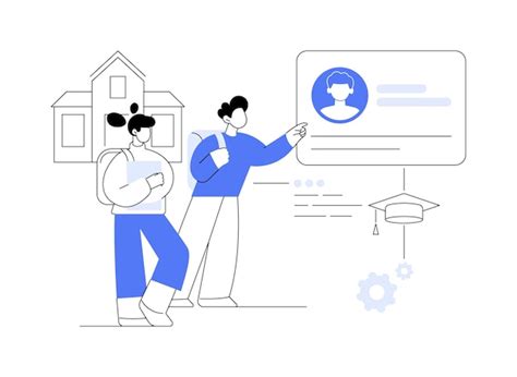 Premium Vector Smartcards For Schools Abstract Concept Vector