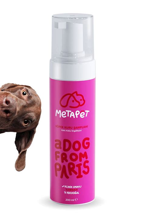 Metapet Koku Giderici Kuru Köpük Köpek Şampuanı Doğal Ve Organik Köpek