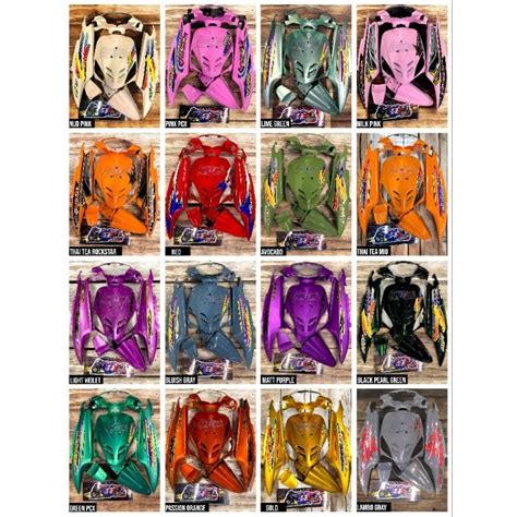 Mio 1 3holes 5vv Thailand Fairings Kaha Sold Set 6pcs Shopee