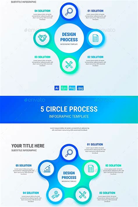 Circle Process Infographic MasterBundles
