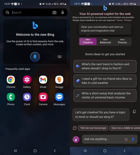 Microsoft Launcher For Android Gets Bing Chat Integration Powered By Chatgpt Peer Networks Uk