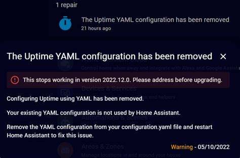 Uptime Sensor Broken Configuration Home Assistant Community