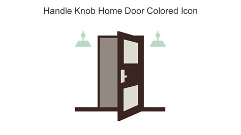 Handle Knob Home Door Colored Icon In Powerpoint Pptx Png And Editable Eps Format PPT Slide