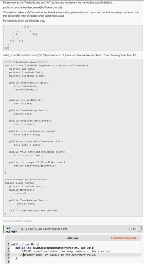 Solved Please Refer To The Treenodejava And Mytreejava And