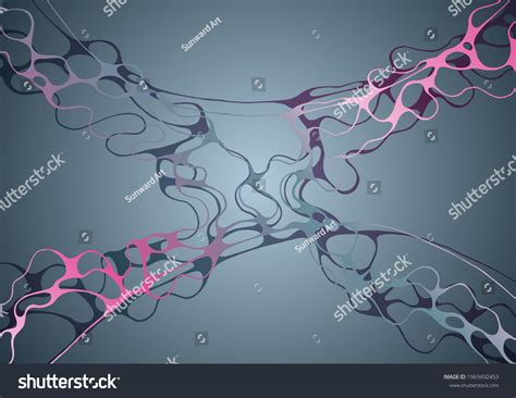 Abstract Molecular Structure Scientific Vector Background Stock Vector Royalty Free 1969492453