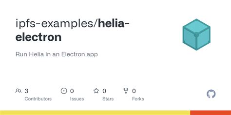 Github Ipfs Examples Helia Electron Run Helia In An Electron App