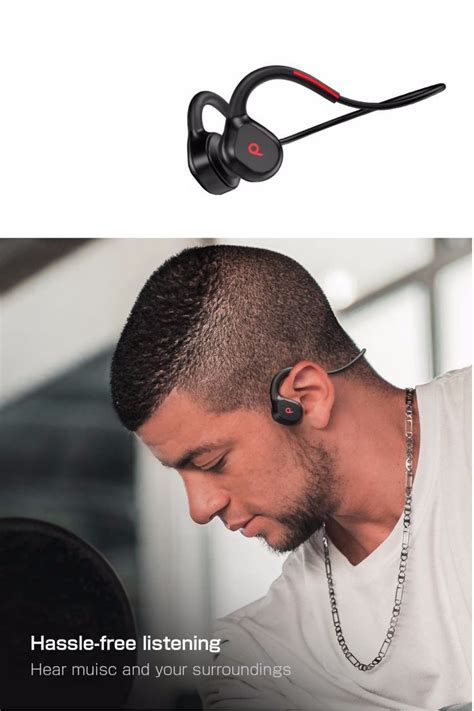 Pasonomi Bone Conduction Headphones Open Ear Bluetooth Sport