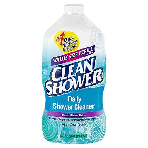Clean Shower Fresh Clean Scent Daily Shower Cleaner Value Size, 60 fl ...