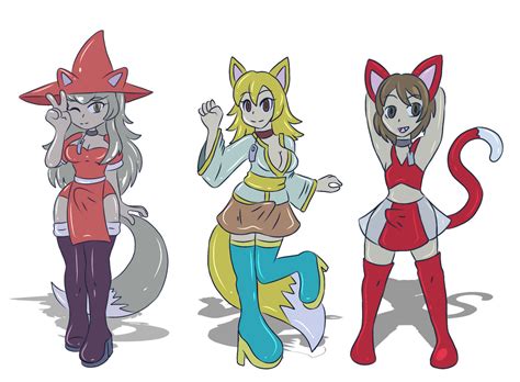 Pp Commission Cute Fems By Huatay On Deviantart