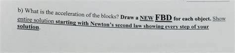 Solved 15 Points Two Blocks Connected By A Cord Passing