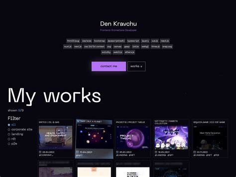 Den Kravchu Portfolio Aards Honorable Mention