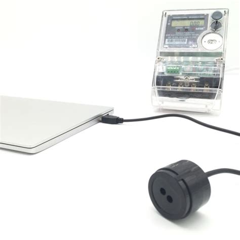 RJ OPUSB IEC Black Color 2 Meters Straight Cable IEC62056 21 Protocol