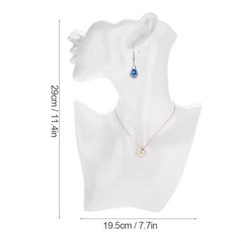 Mannequin Bijoux Présentoir Collier Boucle D oreille Titulaire Mannequin Tête Buste Stand Modèle