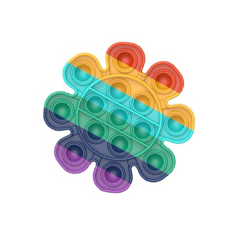 1pc Push Bubble Pop Sensory Fidget Toy Autism Squi Grandado