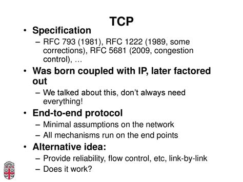 Csci 1680 Transport Layer I Ppt Download