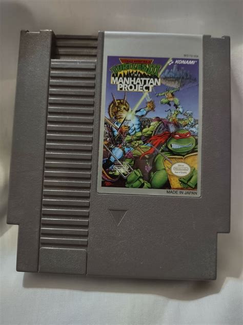 Teenage Mutant Ninja Turtles Iii The Manhattan Project Nintendo Nes Cart Tmnt Values Mavin