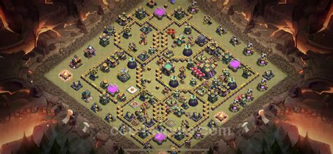 Best War Base Th14 With Link Town Hall Level 14 Cwl Base Copy 153
