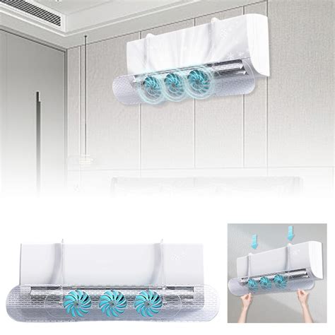Universal Air Conditioner Wind Deflector Shield Adjustable Wall Mounted