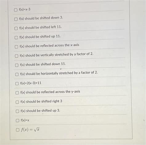 solved for the function g x −x 11−3 determine the base