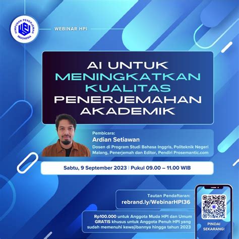 Himpunan Penerjemah Indonesia On Linkedin Webinarhpi Hpi Penerjemah