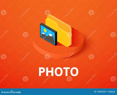 Photo Isometric Icon Isolated On Color Background Stock Vector Illustration Of Digital Color