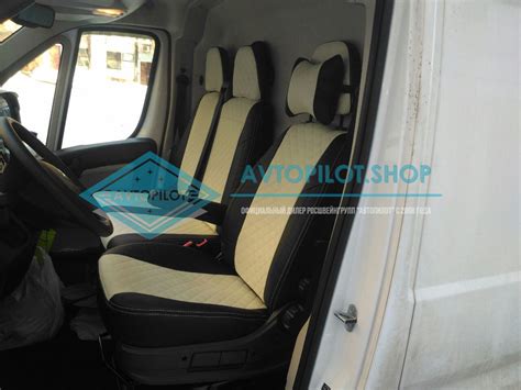 Чехлы на Peugeot Boxer (3 места) с 2006-2021 г.в.