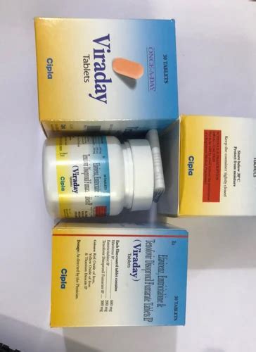 Viraday Anti Hiv Drugs Cipla Ltd 30 Tablets At ₹ 3900bottle In Nagpur Id 27454056812