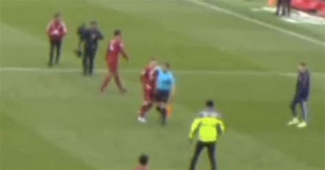 Andy Robertson Liverpool Elbow Linesman Should Face Lengthy Ban Says