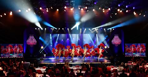 Exclusif Les danseuses du Moulin Rouge Enregistrement de l émission