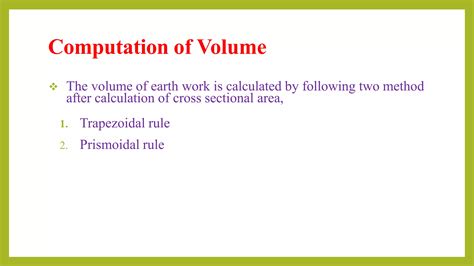 Computation Of Area And Volume Pptx