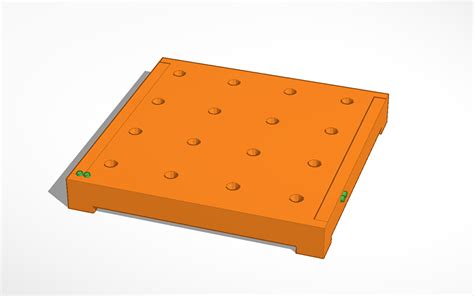 3d Design 4x4x4 Led Cube Template Tinkercad