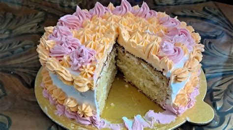 কেক বানানোর সহজ পদ্ধতি Cake Recipe Bangla Vanilla Sponge Cake
