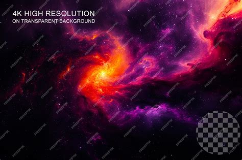 Premium Psd Dazzling Nebula Radiant Cosmic Glow With Brilliance On