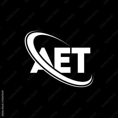 Vecteur Stock Aet Logo Aet Letter Aet Letter Logo Design Initials