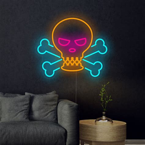 Skull And Bones Neon Sign Happyneon Happyneon Com