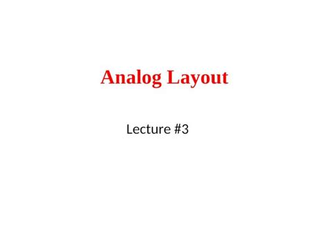 PPTX CMOS Layout And Design Rules DOKUMEN TIPS