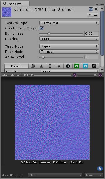 Unity Manual Secondary Maps Detail Maps And Detail Mask