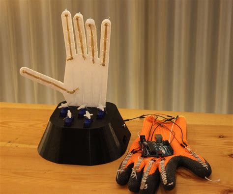 Controllable Robotic Hand With Flex Sensors And Servos 8 Steps With Pictures Instructables