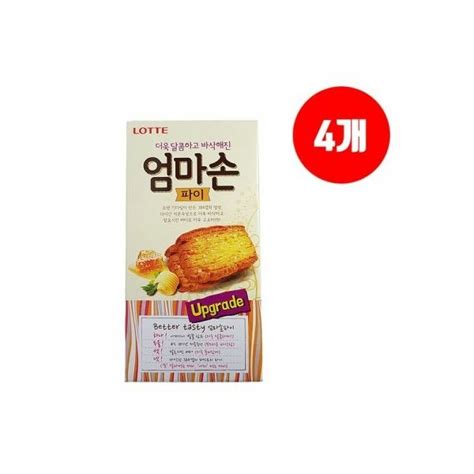 롯데제과 롯데 엄마손파이 127g X 4개 무료배송 파이 과자 티몬
